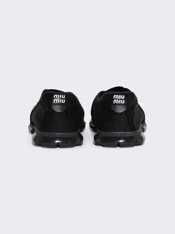 Miu Miu Technical Mesh Fabric Sneakers