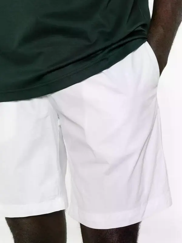 MICHAEL COAL Drawstring Fastening Shorts - White