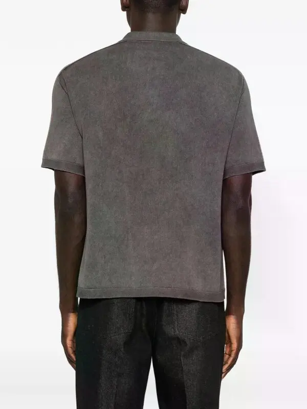 AROVESCIO Faded-effect T-shirt