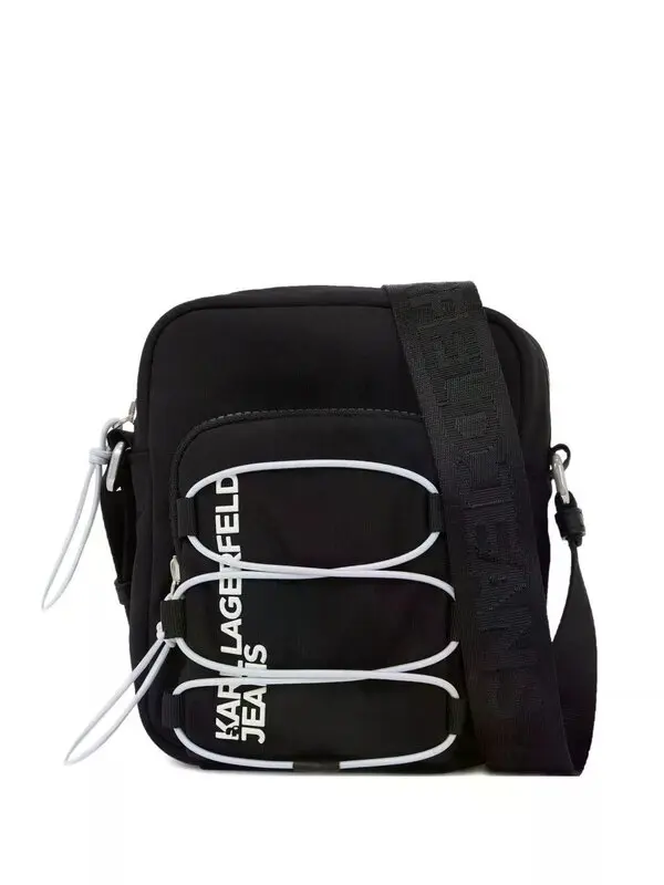 Karl Lagerfeld Utility Reporter Bag - Black