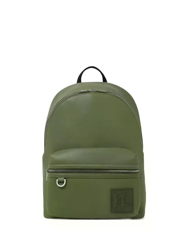 Karl Lagerfeld Logo Patch Backpack - Green