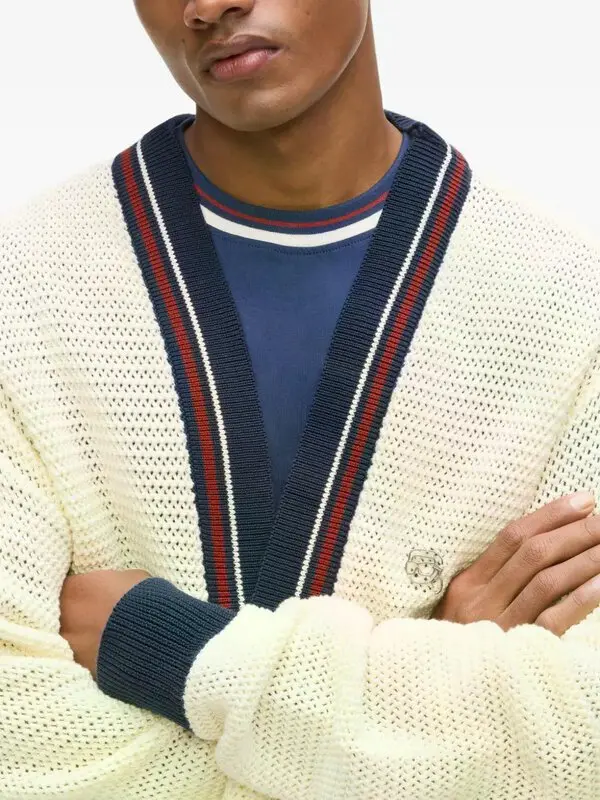 Karl Lagerfeld Ikon Structure Striped Cardigan