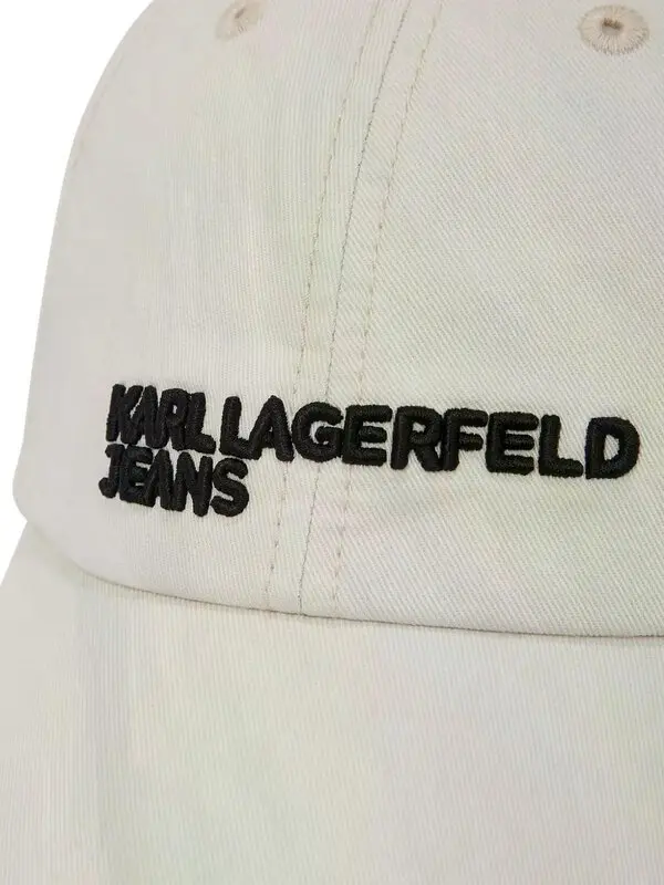 Karl Lagerfeld Logo Baseball Cap - Neutrals