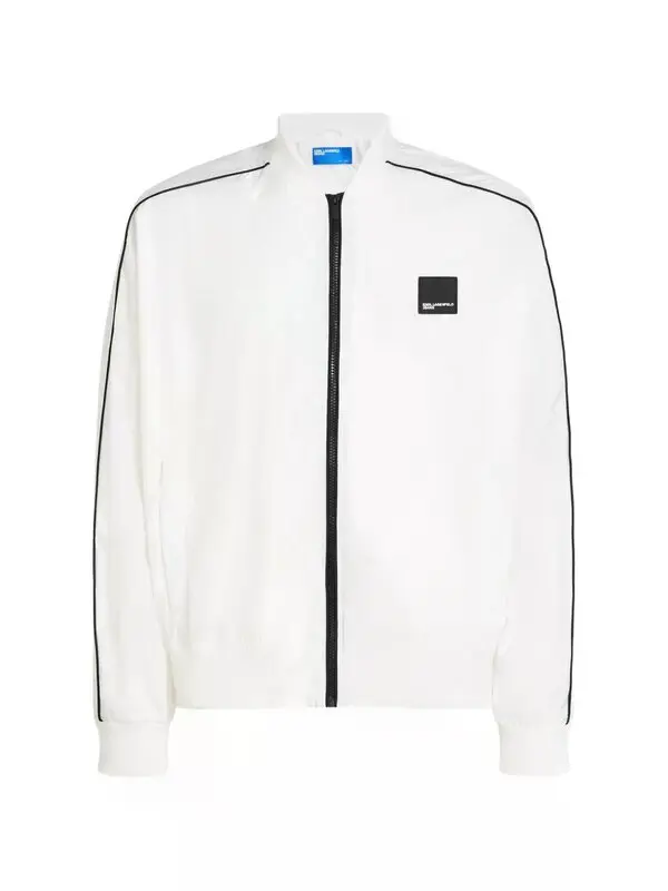 Karl Lagerfeld Zip-up Sweatshirt - White