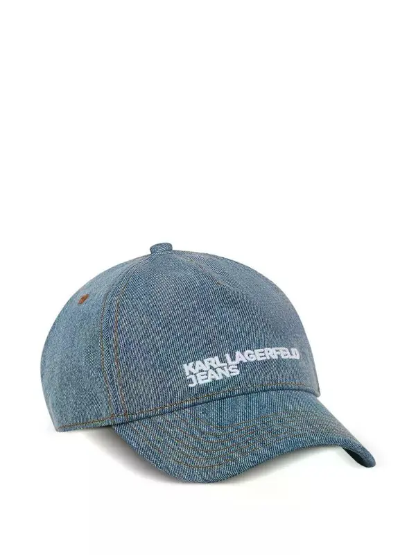 Karl Lagerfeld Denim Cap - Blue