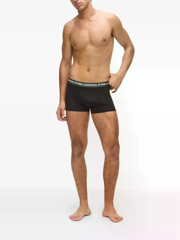 Karl Lagerfeld Logo-waistband Boxers
