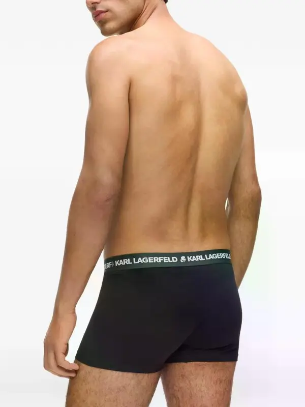 Karl Lagerfeld Logo-waistband Boxers