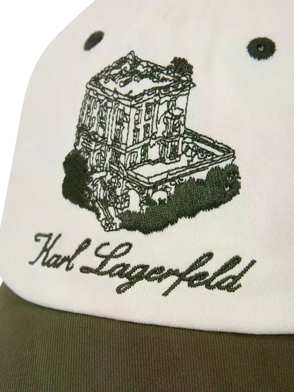 Karl Lagerfeld Graphic Print Baseball Cap