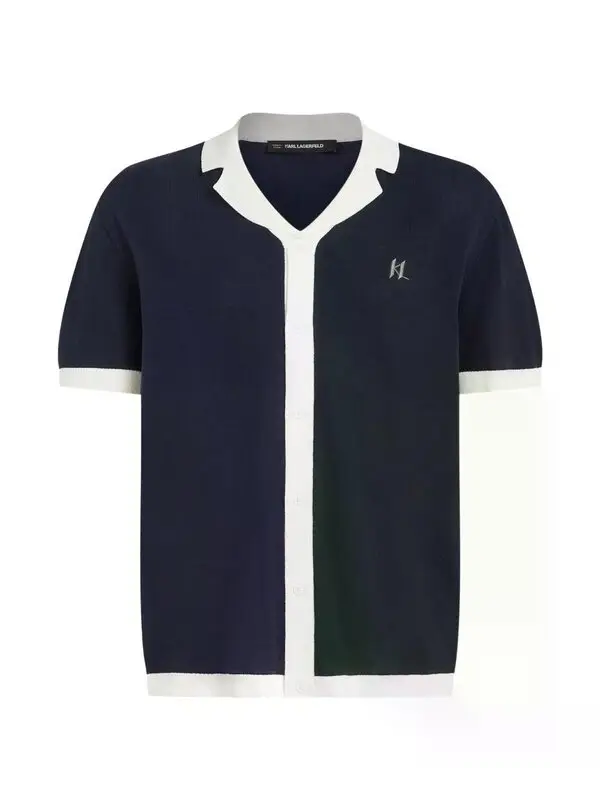 Karl Lagerfeld Buttoned Resort Polo Shirt