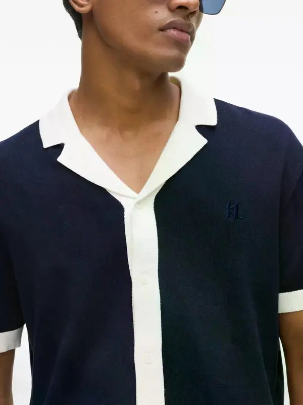Karl Lagerfeld Buttoned Resort Polo Shirt