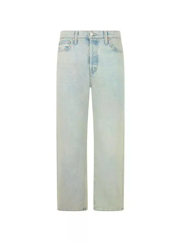 MOTHER Faded Straight-leg Jeans