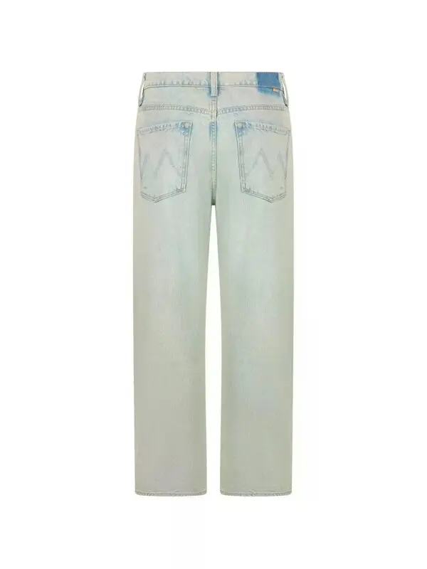 MOTHER Faded Straight-leg Jeans