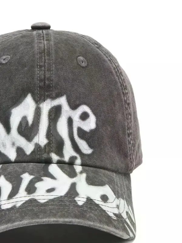 Acne Studios Logo-print Cotton Baseball Cap