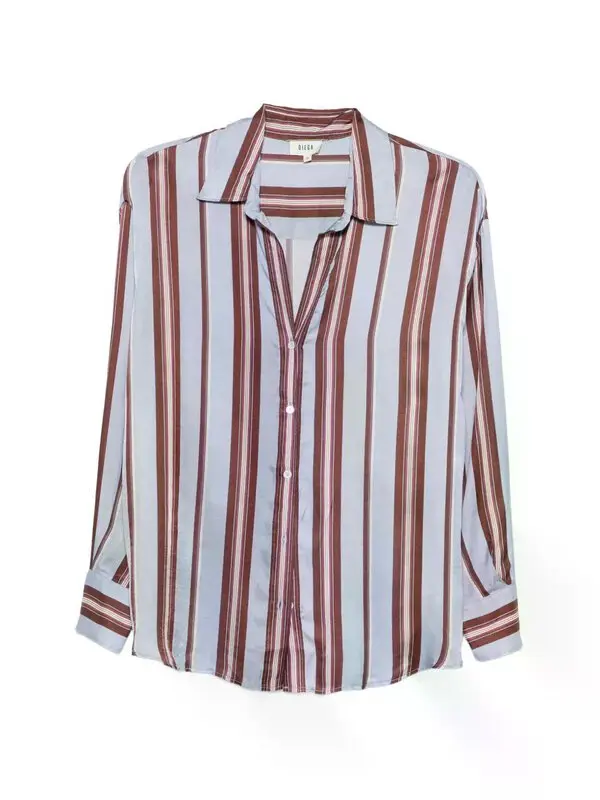 DIEGA Striped Long Sleeve Shirt