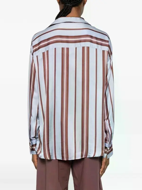 DIEGA Striped Long Sleeve Shirt