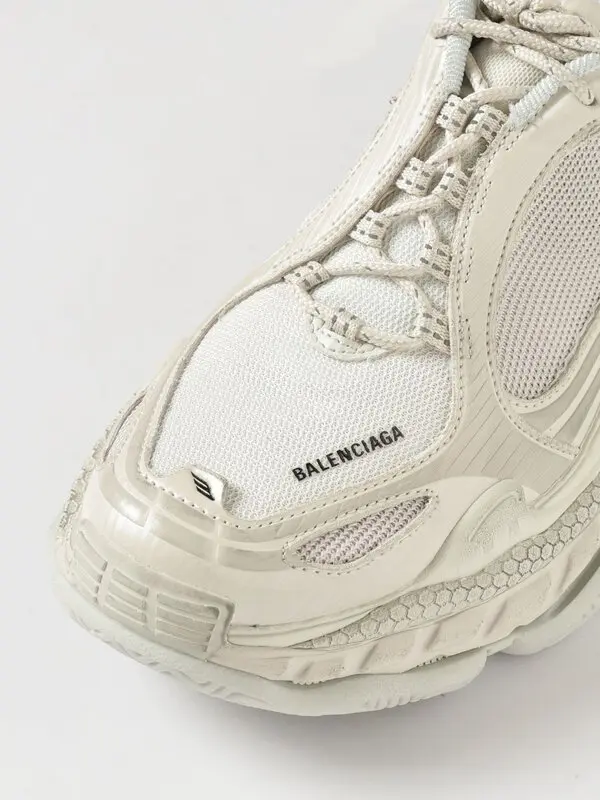 Balenciaga Triple S.2 Mesh And Rubber Sneakers - Grey