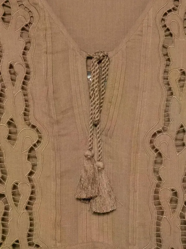 Seventy Broderie Anglaise Tiered Midi Dress