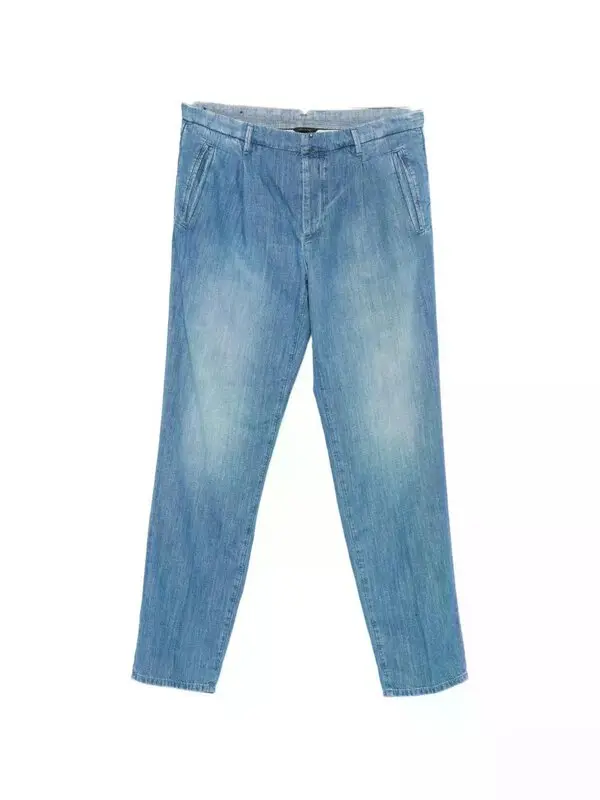 Incotex Pleated Detail Jeans