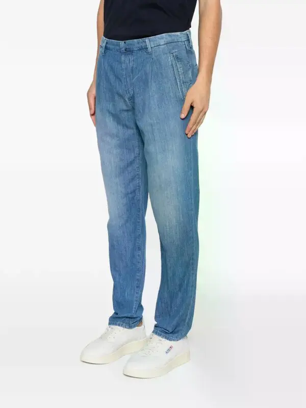 Incotex Pleated Detail Jeans