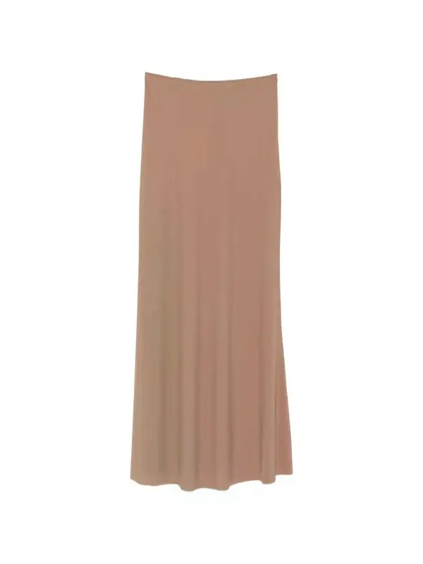 AMAZUIN Luna Flared Maxi Skirt - Neutrals