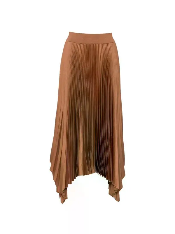 JOSEPH Ade Asymmetric Skirt - Brown