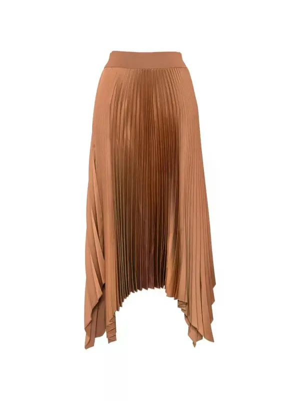 JOSEPH Ade Asymmetric Skirt - Brown