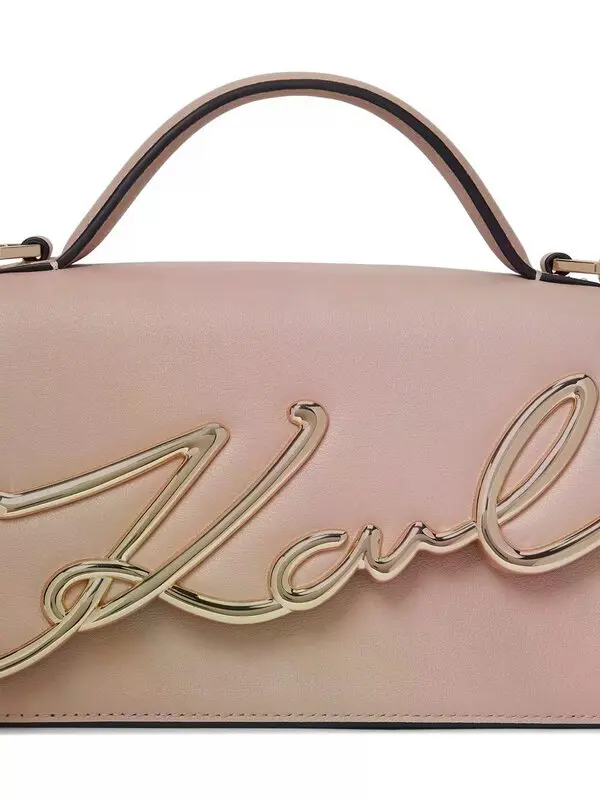 Karl Lagerfeld Small K/signature Crossbody Bag - Pink