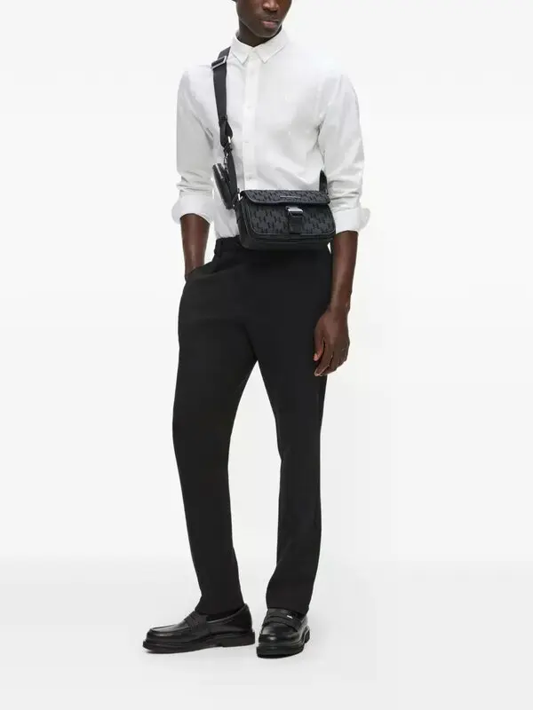 Karl Lagerfeld Monogram Messenger Bag