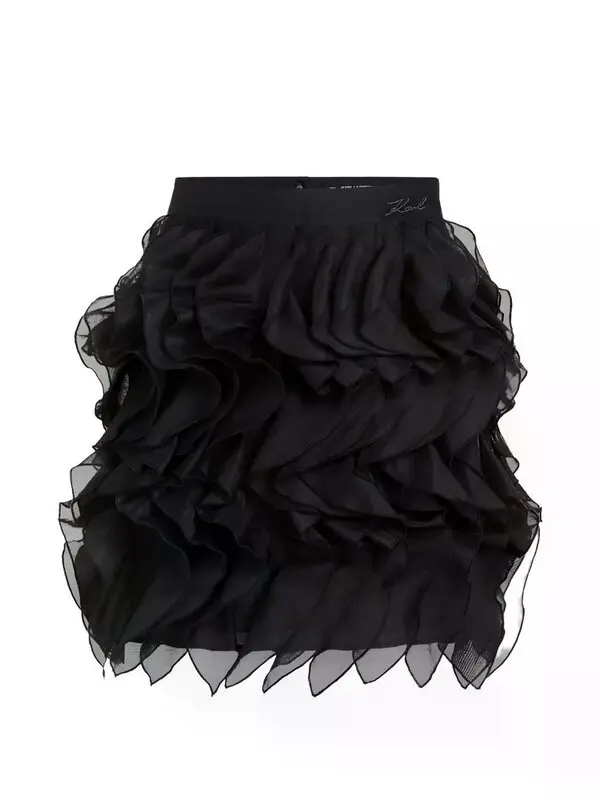 Karl Lagerfeld Ruffled Mini Skirt