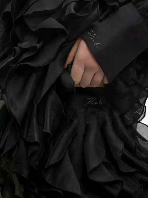 Karl Lagerfeld Ruffled Mini Skirt