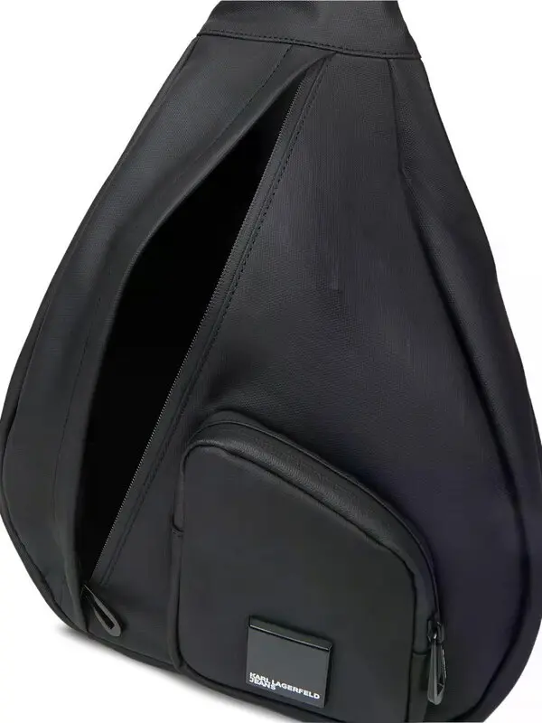 Karl Lagerfeld Logo-patch Extra Large Messenger Bag