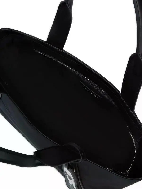 Karl Lagerfeld Ikon Tote Bag With Logo Plaque
