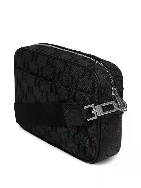 Karl Lagerfeld Monogram Jacquard Messenger Bag