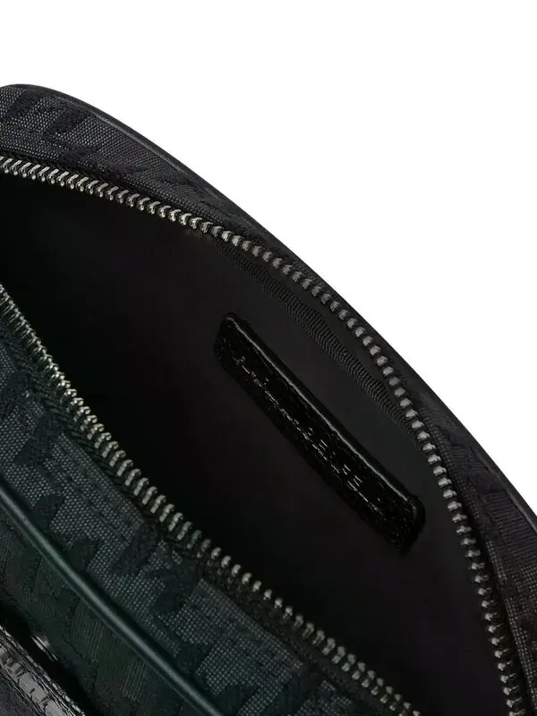Karl Lagerfeld Monogram Jacquard Messenger Bag