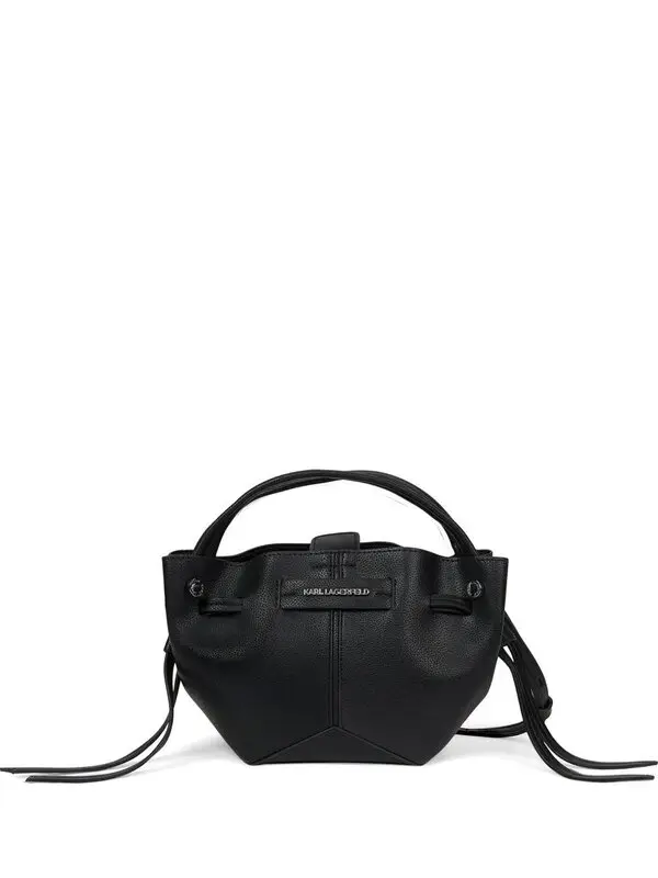 Karl Lagerfeld K/pierced Bucket Bag - Black
