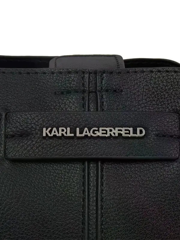 Karl Lagerfeld K/pierced Bucket Bag - Black