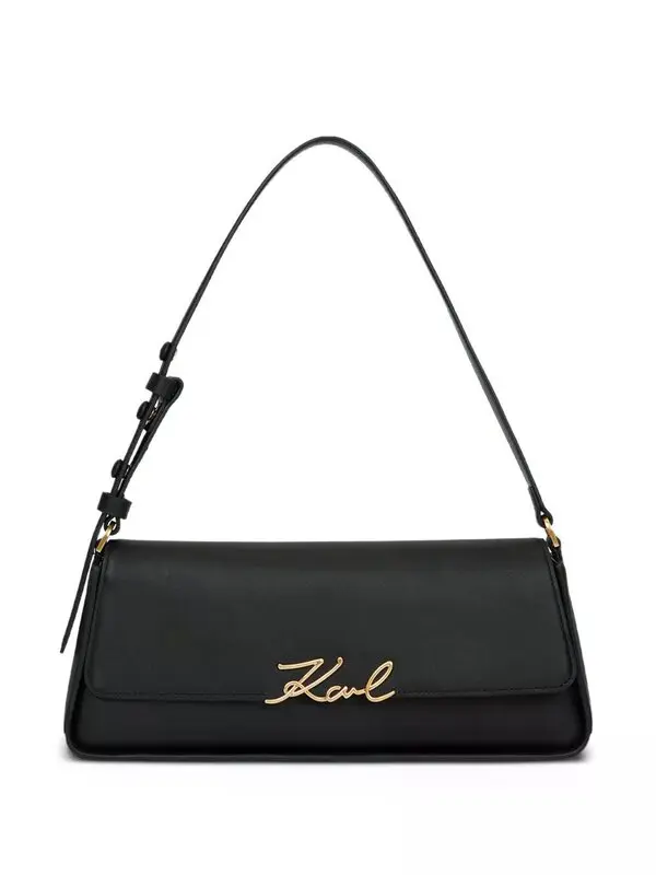 Karl Lagerfeld K/signature Shoulder Bag - Black