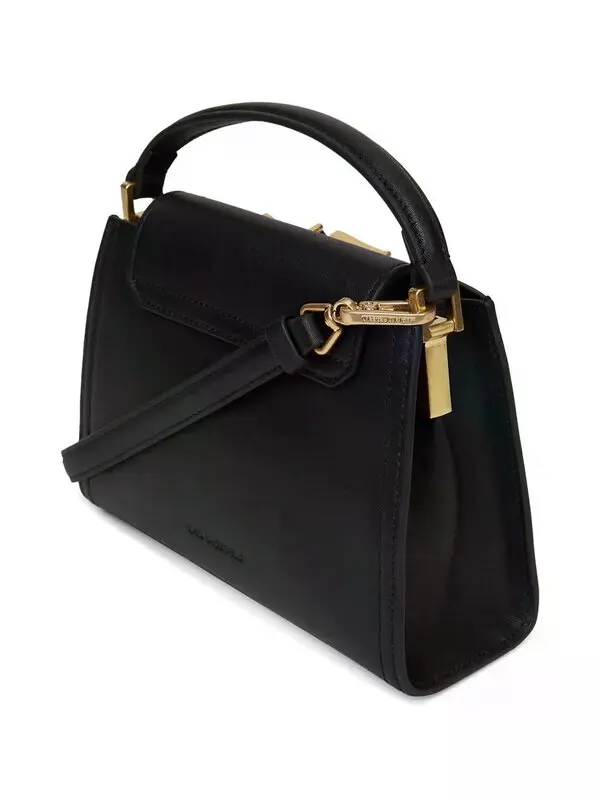 Karl Lagerfeld Signature Top-handle Crossbody Bag - Black