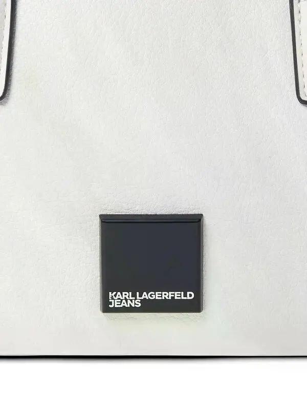 Karl Lagerfeld Logo-patch Bowling Bag