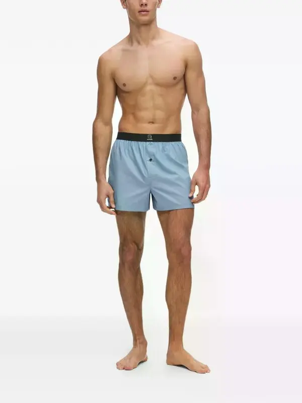 Karl Lagerfeld Ikon Woven Boxers - Blue