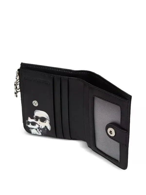 Karl Lagerfeld Ikon Logo-plaque Bifold Wallet