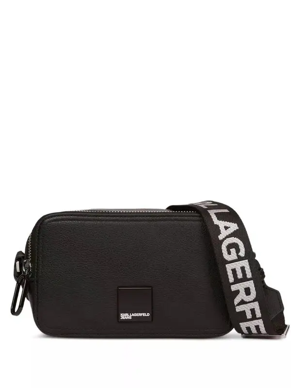 Karl Lagerfeld Camera Bag With Logo Plaque