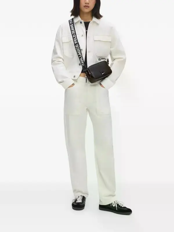 Karl Lagerfeld Camera Bag With Logo Plaque