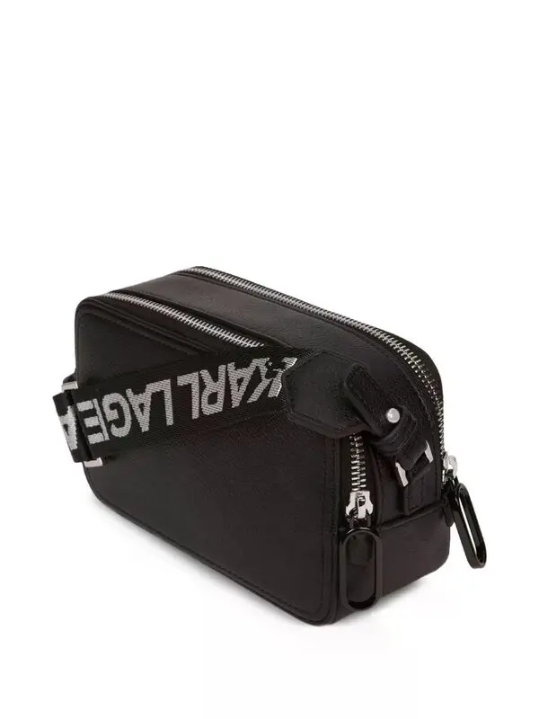 Karl Lagerfeld Camera Bag With Logo Plaque