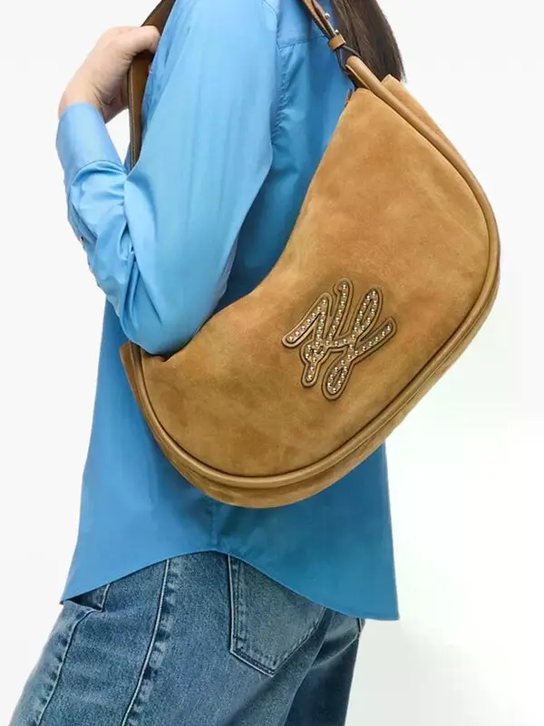 Karl Lagerfeld K/autograph Patch Moon Shoulder Bag