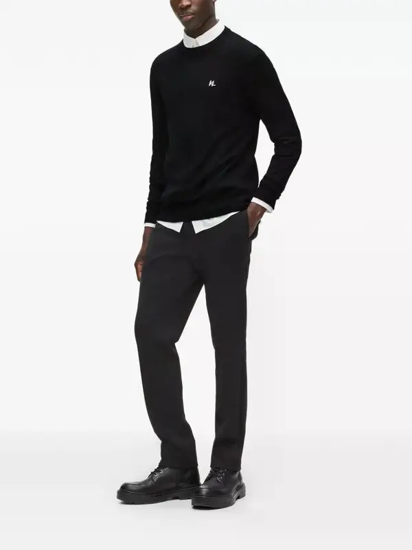 Karl Lagerfeld Merino Wool Crew Neck Sweater