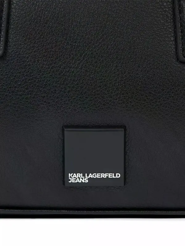 Karl Lagerfeld Logo-patch Bowling Bag