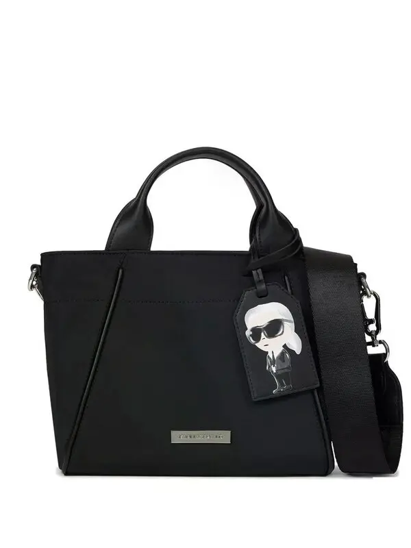 Karl Lagerfeld Ikonik Karl Canvas Tote Bag