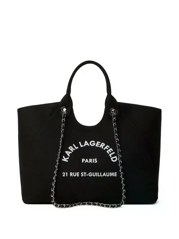 Karl Lagerfeld Rue St-guillaume Chain-strap Tote Bag
