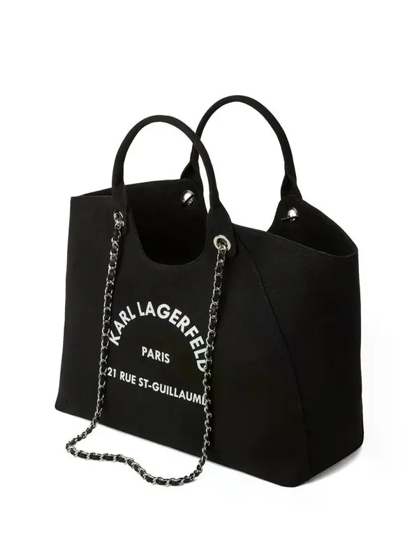 Karl Lagerfeld Rue St-guillaume Chain-strap Tote Bag